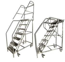 Cleanroom Ladders- Stainless Steel 316 – Superlift Material Handling