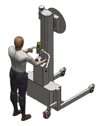 Stainless Steel Mobile Lift Tilt Trolley – Superlift Material Handling