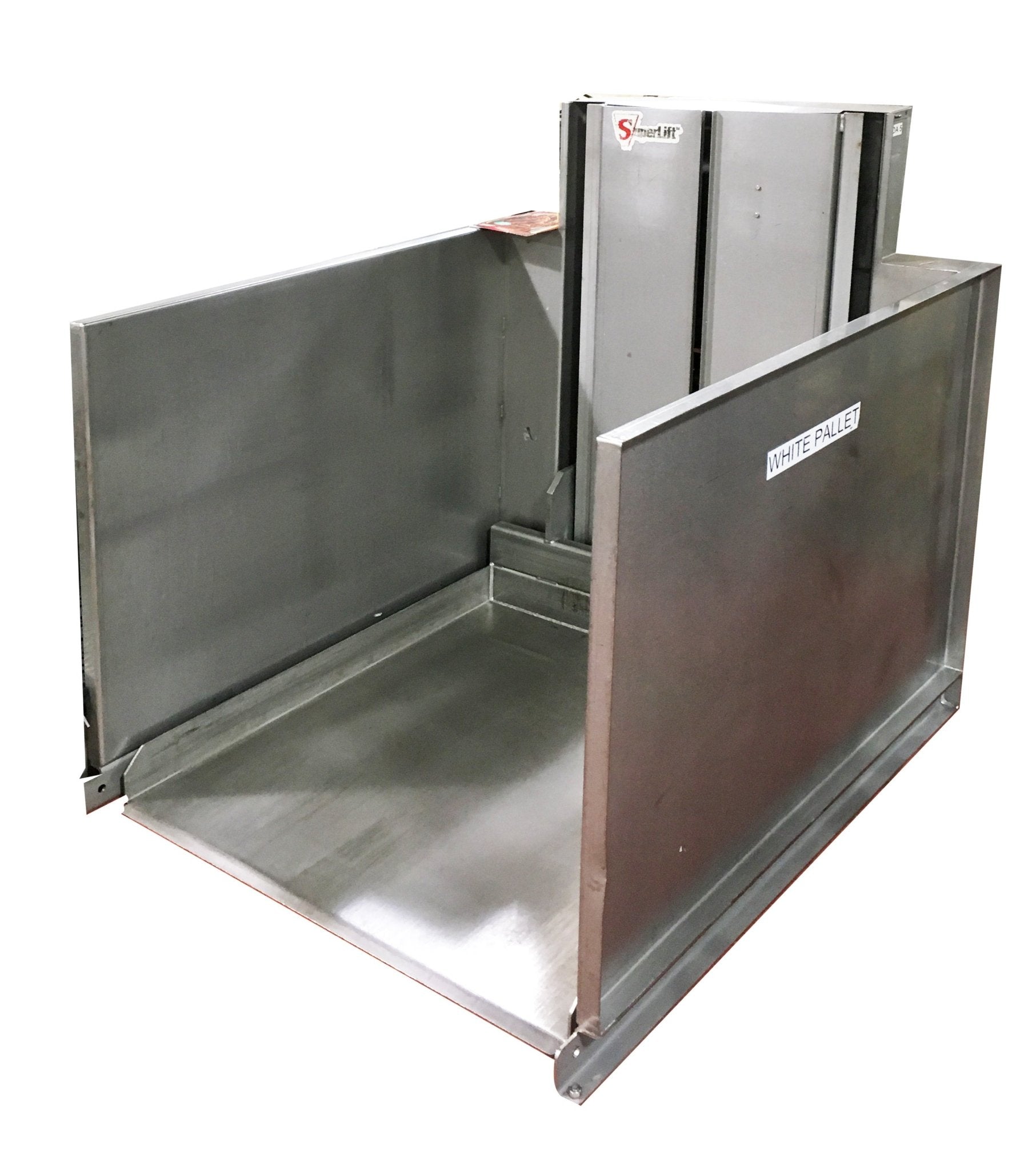 Stainless Steel Ground Level Column Lift – Superlift Material Handling